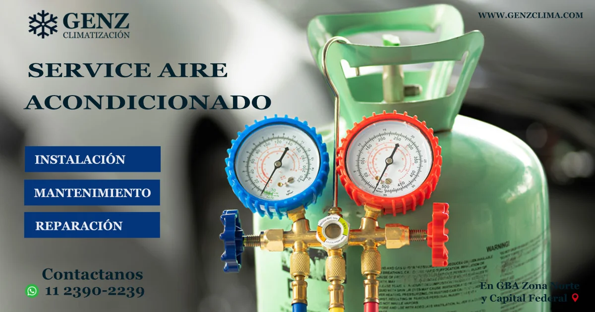 Carga de Gas para Aire Acondicionado Split en La Boca | Genz Clima